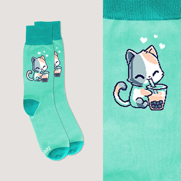 BOBA CAT SOCKS – Funky Dunky Store