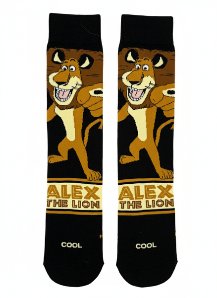 MADAGASCAR ALEX THE LION CREW SOCKS – Funky Dunky Store