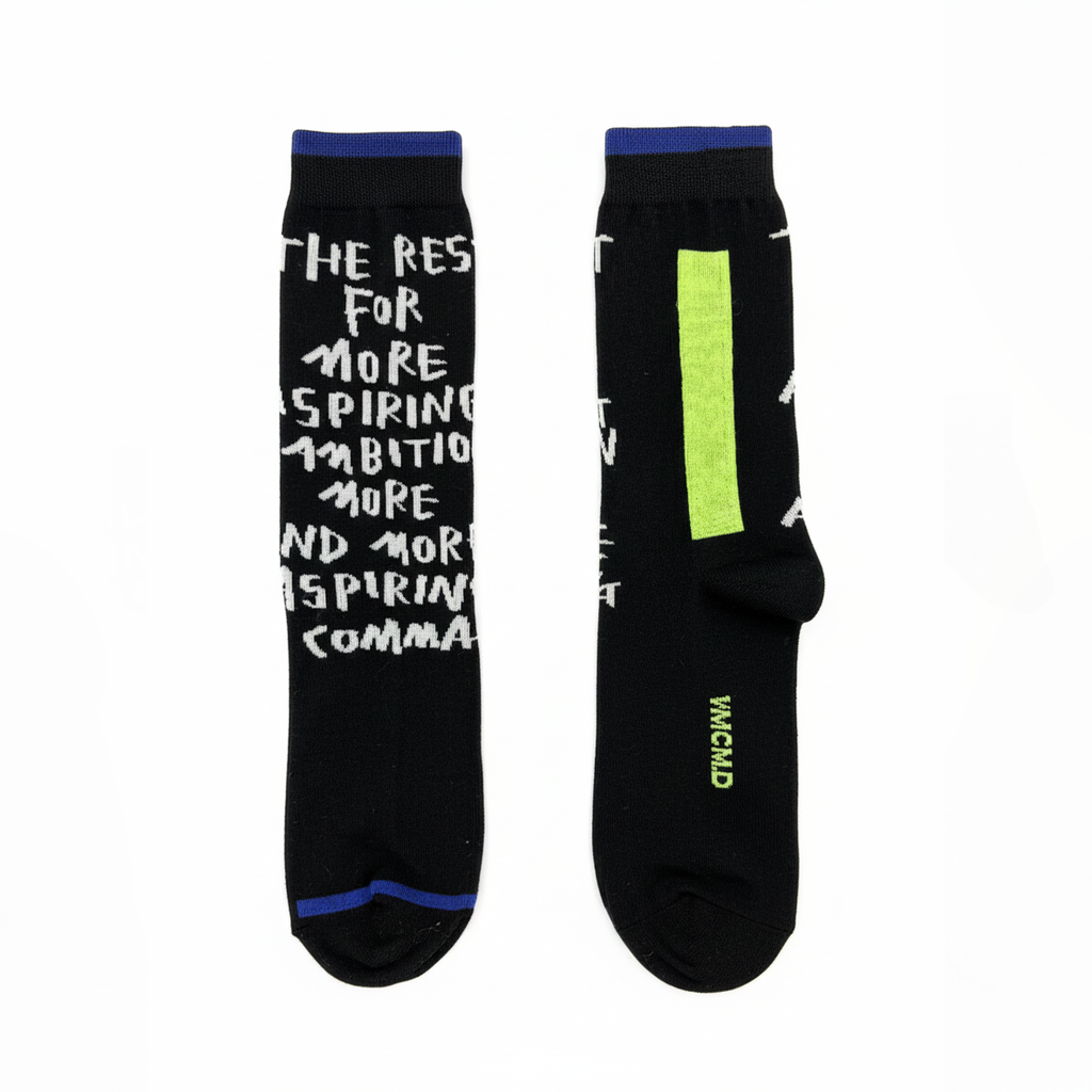 MOTIVATIONAL 'INSPIRING AMBITION' ASYMMETRICAL SOCKS – Funky Dunky Store