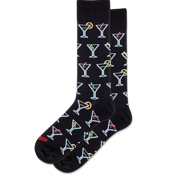NEON MARTINI CREW SOCKS – Funky Dunky Store