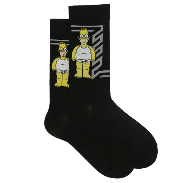 STONED HOMER SIMPSON SOCKS – Funky Dunky Store