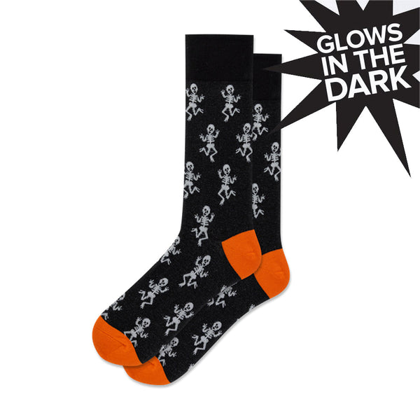 GLOW IN THE DARK SKELETON SOCKS – Funky Dunky Store