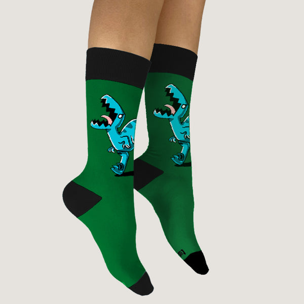 RAGING RAPTOR SOCKS – Funky Dunky Store